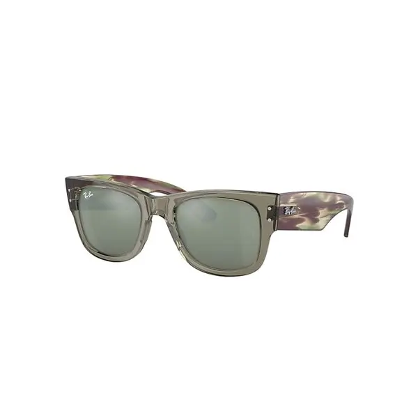 Ray-ban Mega Wayfarer Sunglasses - Striped Green Havana