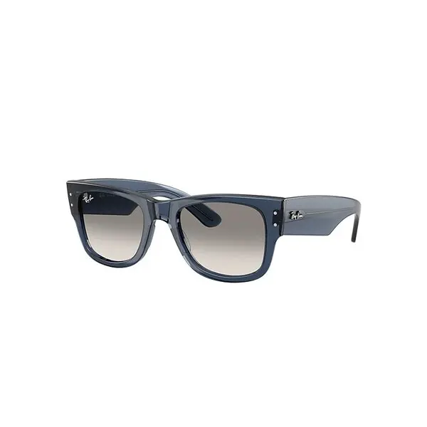 Ray-ban Mega Wayfarer Sunglasses - Transparent Dark Blue