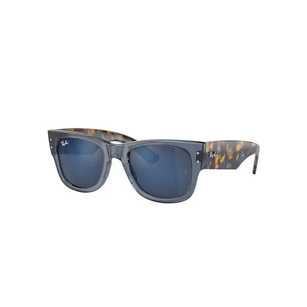 Ray-ban Mega Wayfarer Sunglasses - Yellow & Blue Havana