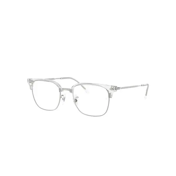 Ray-ban Clubmaster Optics Eyeglasses Frame - Silver