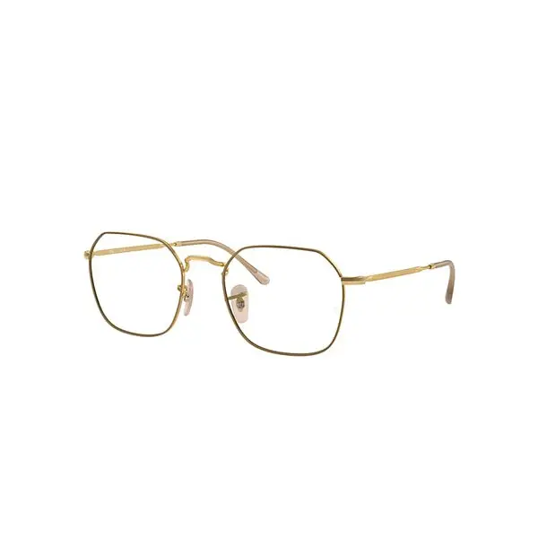 Ray-ban Jim Optics Eyeglasses Frame - Gold