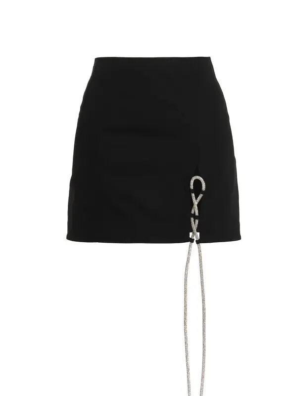 Giuseppe Di Morabito Jewel Drawstring Skirt