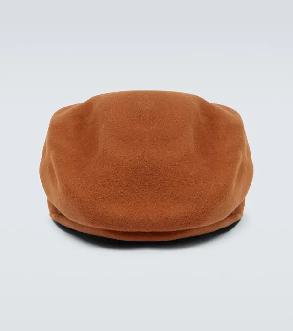 Comme Des Garçons Wool Felt Cap - Brown