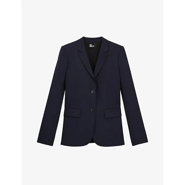 The Kooples Single-breasted Wool Blazer - Nav01