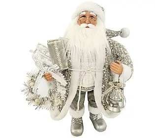 SANTA'S WORKSHOP Inc. 24' Silver Tidings Santa - One-color