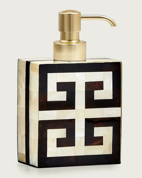 LABRAZEL Greek Key Pump Dispenser