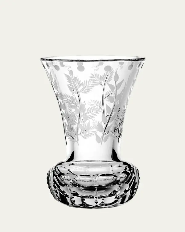 WILLIAM YEOWARD CRYSTAL Fern Posy Vase