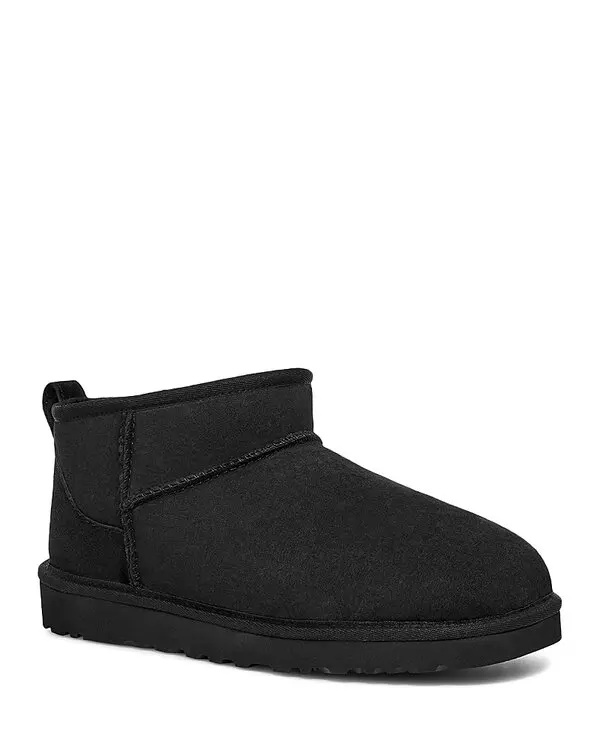 UGG Classic Ultra Mini Pull On Boots - Black