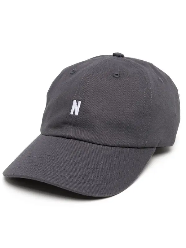 Norse Projects Logo-embroidered Baseball Cap - Grey