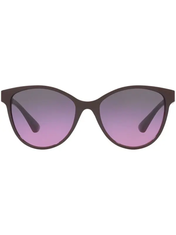 SUNGLASS HUT Cat-eye Gradient-lens Sunglasses - Brown