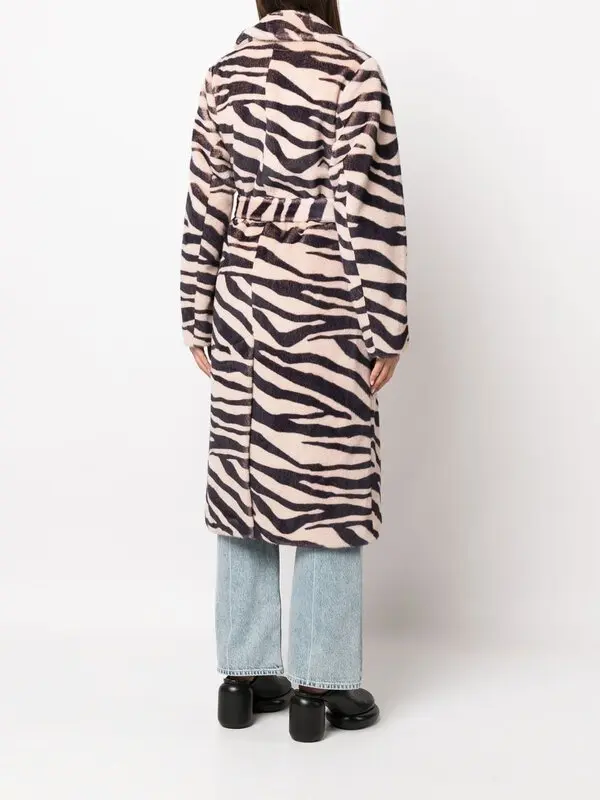 STAND STUDIO Winnie Zebra-print Coat