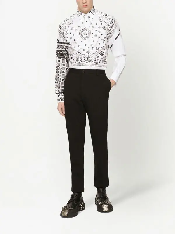 Dolce & Gabbana Cropped Tailored Trousers