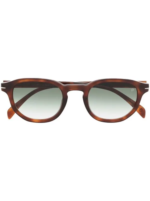 DB EYEWEAR BY DAVID BECKHAM Round-frame Gradient Sunglasses - Brown