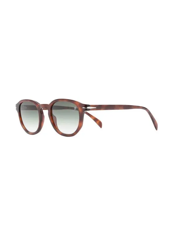 DB EYEWEAR BY DAVID BECKHAM Round-frame Gradient Sunglasses - Brown