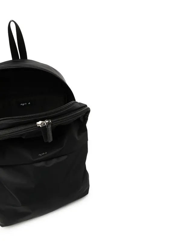 AGNÈS B. Logo-plaque Backpack