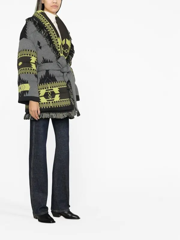 Alanui Icon Jacquard Puffer Jacket