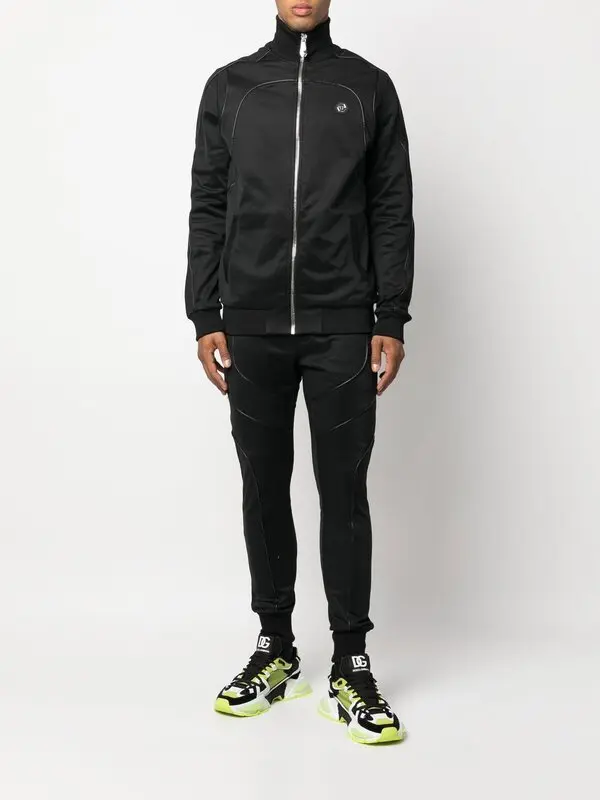 Philipp Plein Skull Bones Two-piece Tracksuit Set