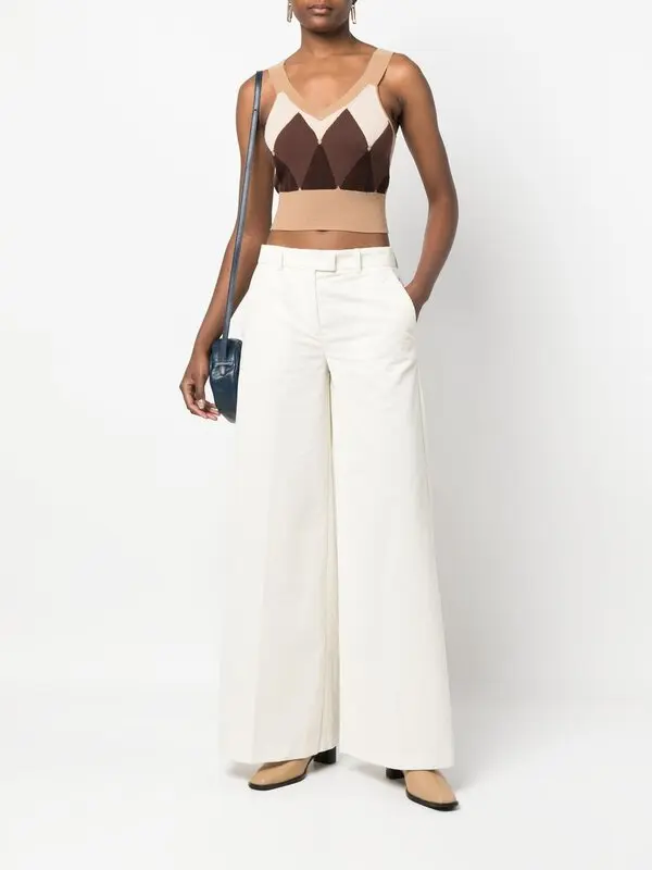 BALLANTYNE Cotton Wide-leg Trousers