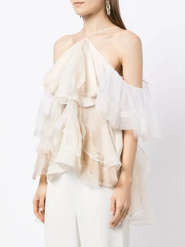Maticevski Melodic Ruffle Top