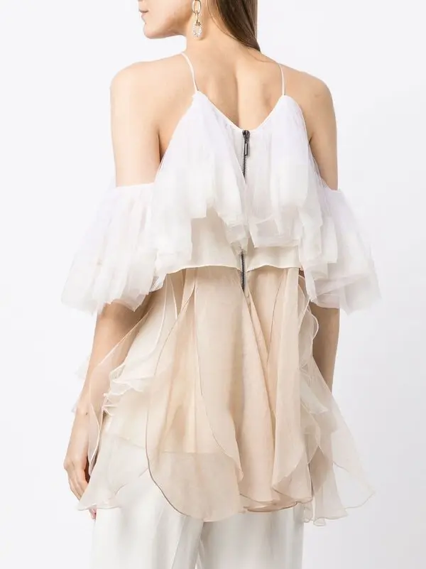 Maticevski Melodic Ruffle Top