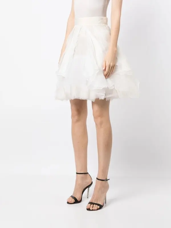 Maticevski Poetry Ruffle Mini Skirt