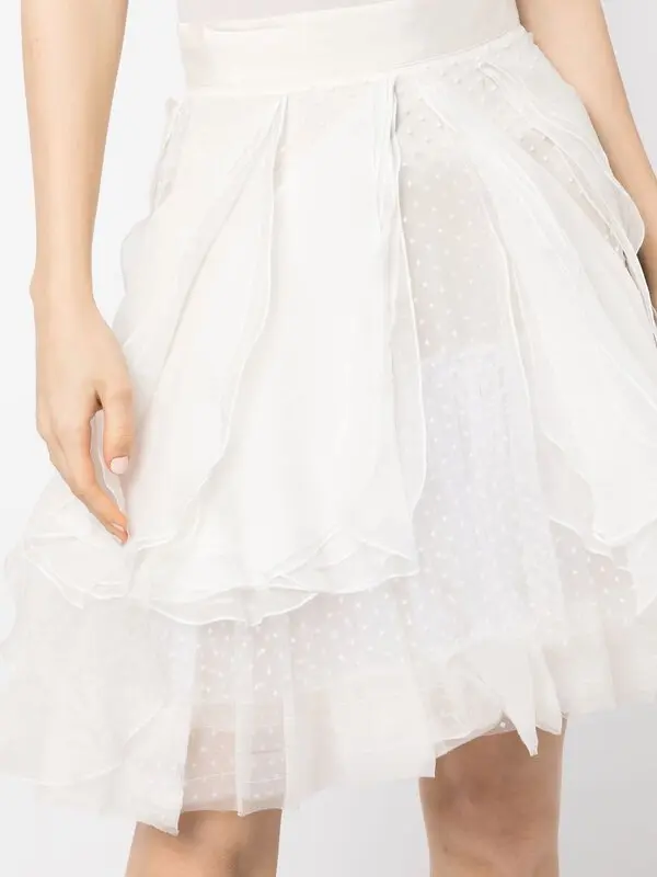 Maticevski Poetry Ruffle Mini Skirt