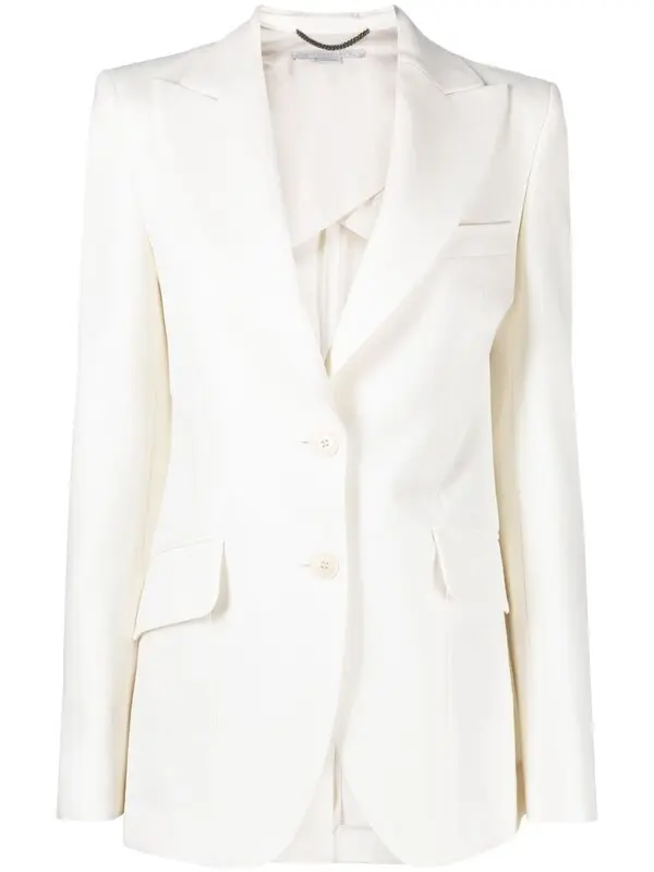 Stella McCartney Single-breasted Blazer - White