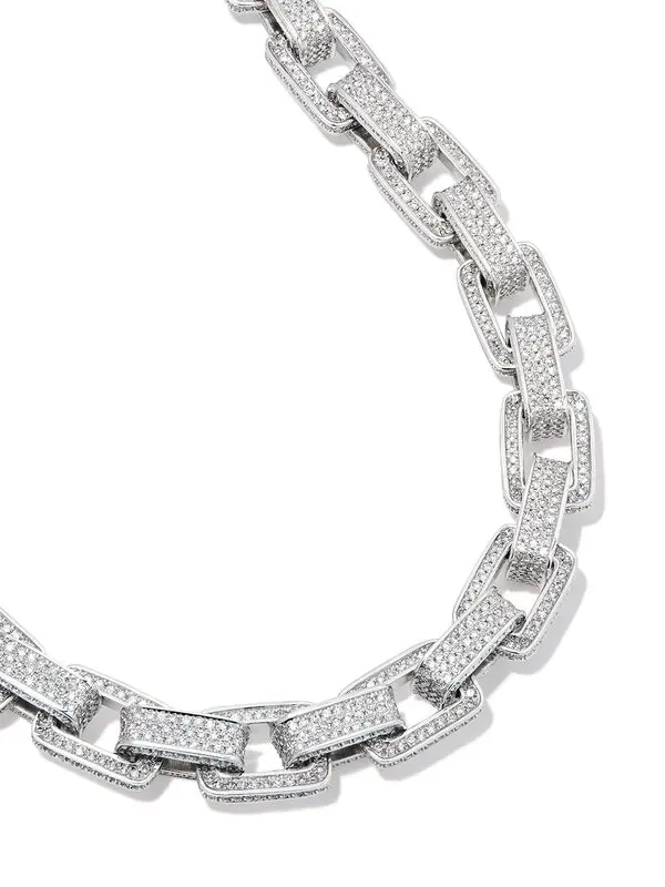 Shay 18k White Gold Diamond Chain Bracelet
