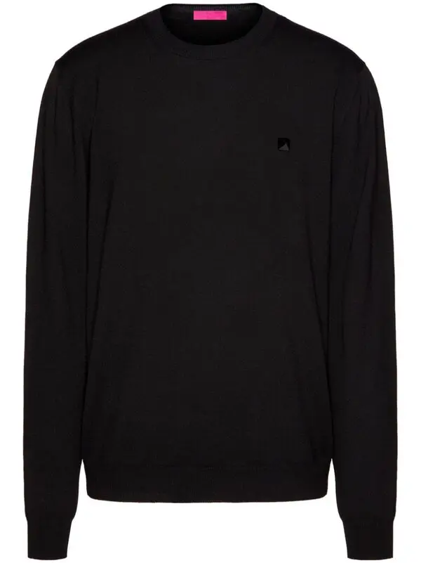 Valentino Garavani Roman Stud Virgin Wool Jumper