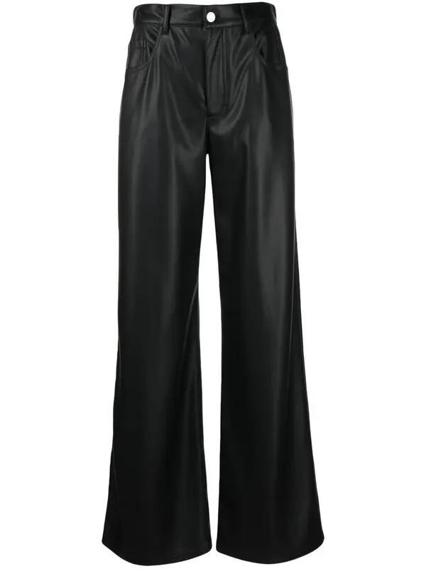 Philosophy Di Lorenzo Serafini Straight-leg Faux Leather Trousers