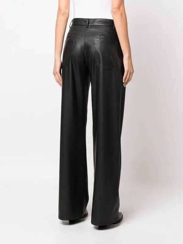 Philosophy Di Lorenzo Serafini Straight-leg Faux Leather Trousers