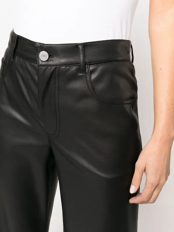 Philosophy Di Lorenzo Serafini Straight-leg Faux Leather Trousers
