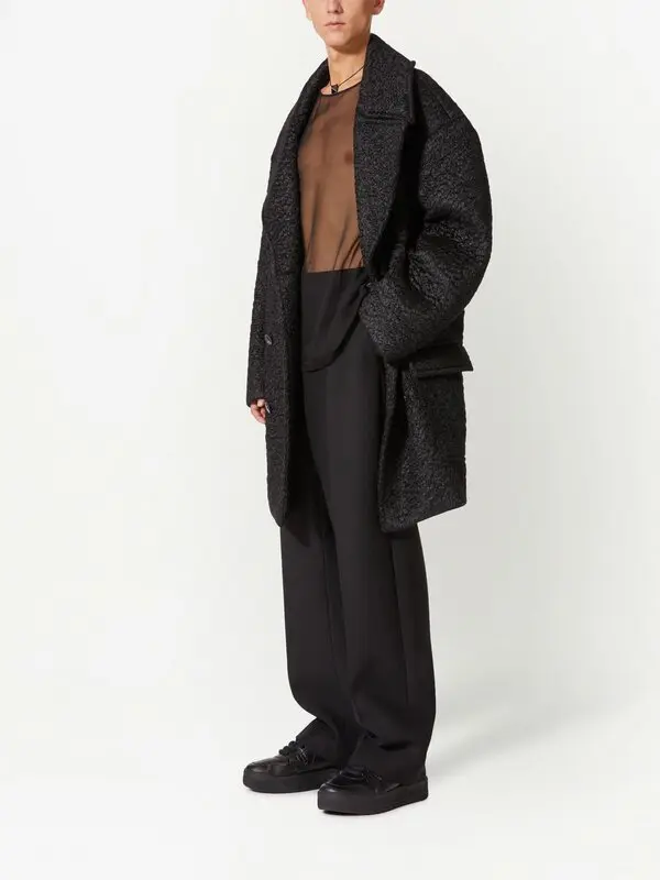 Valentino Garavani Sheer Long-sleeved Chiffon Top