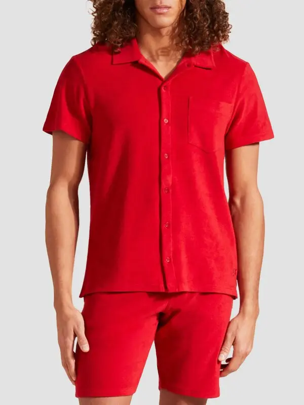 Vilebrequin Organic Cotton Terry Button-up