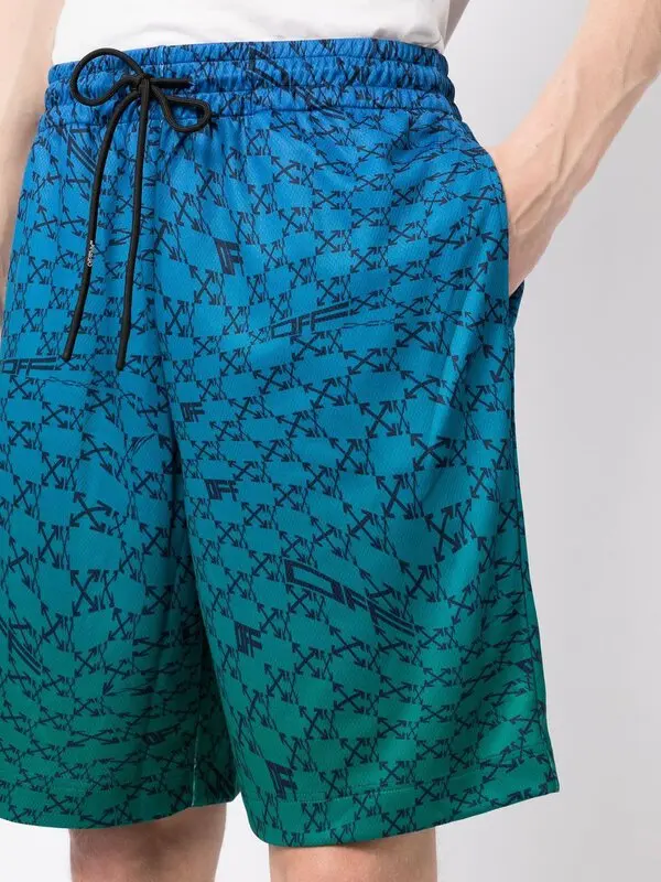Off-White Logo-print Drawstring Shorts