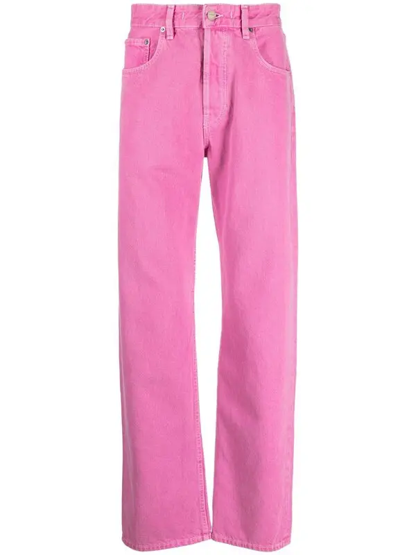 Jacquemus Logo-patch Straight-leg Jeans