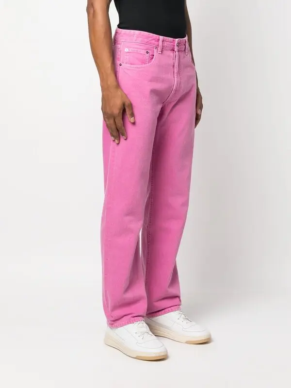 Jacquemus Logo-patch Straight-leg Jeans