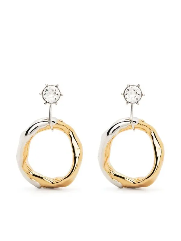 Colville Calamari Hoop Earrings - Gold