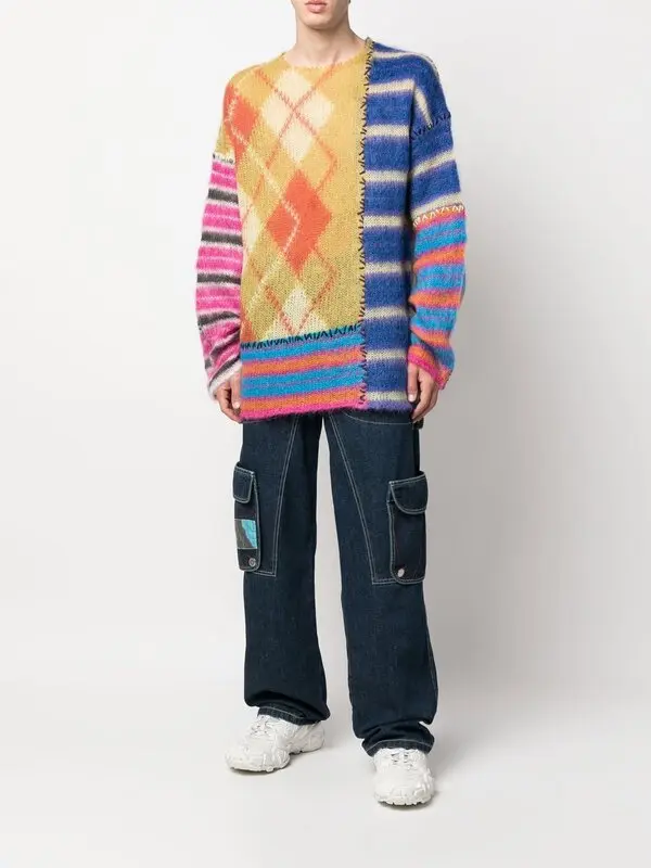 Marni Oversized Patchwork Jumper