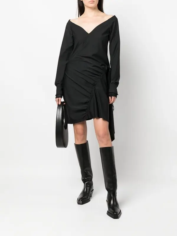 AC9 Belted Asymmetric Dress