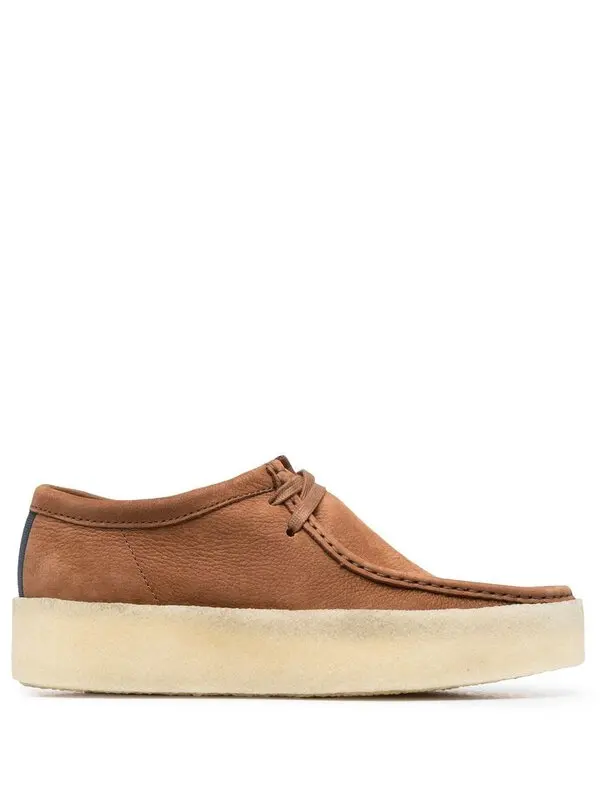 Clarks Leather Lace-up Shoes - Brown