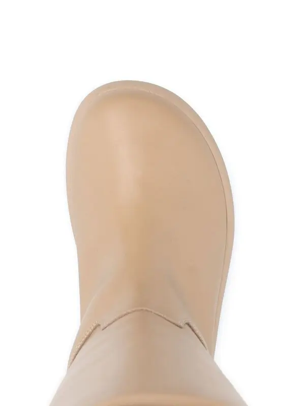 GIABORGHINI Gia Flatform Boots - Neutrals