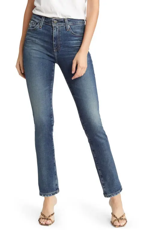 Ag Mari Mid-rise Slim Straight-leg Jeans - 9 Years Method