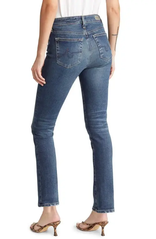 Ag Mari Mid-rise Slim Straight-leg Jeans - 9 Years Method