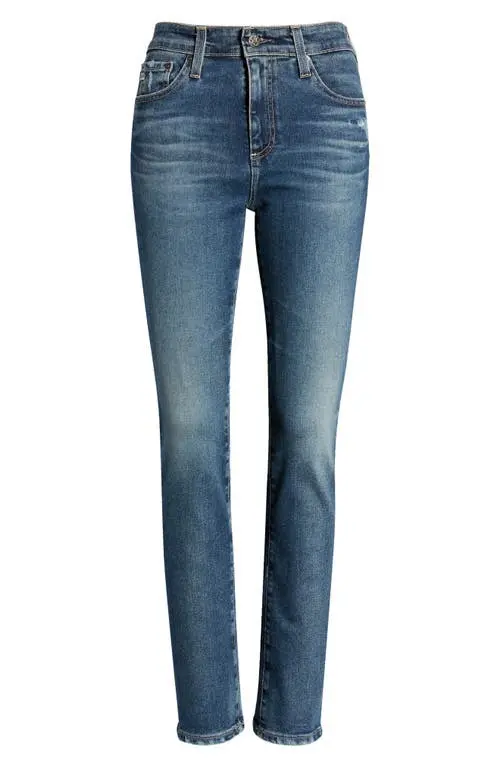 Ag Mari Mid-rise Slim Straight-leg Jeans - 9 Years Method