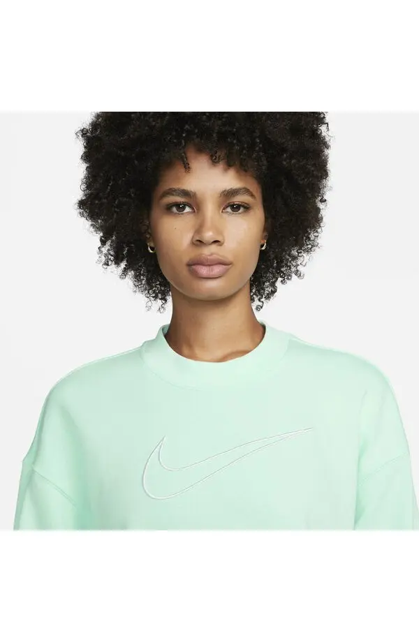 Nike Dri-fit Get Fit Sweatshirt - Mint Foam/ White