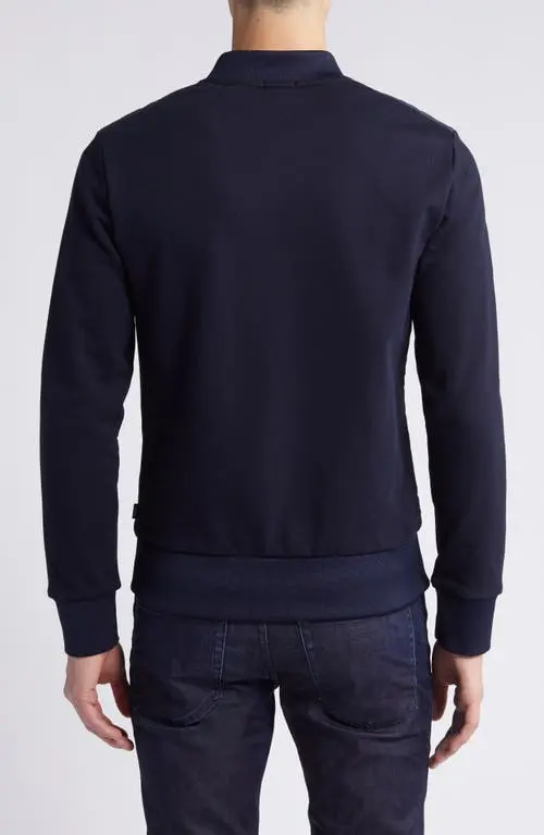 BOSS Skiles Quilted Zip-up Sweatshirt