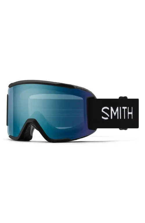 SMITH Squad 180mm Chromapop™ Snow Goggles - Black / Blue Mirror