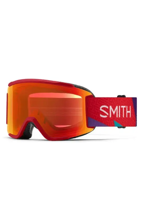 SMITH Squad 180mm Chromapop™ Snow Goggles - Crimson A-maze-zing / Red