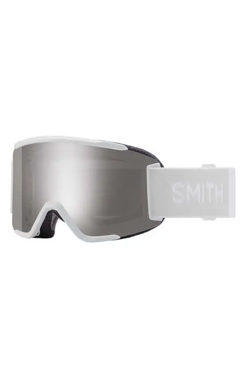 SMITH Squad 180mm Chromapop™ Snow Goggles - White Vapor / Platinum Mirror